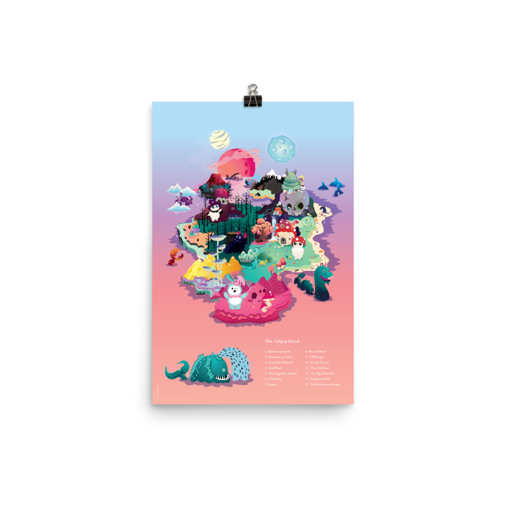 Tulipop Island Poster – Tulipop Official Store