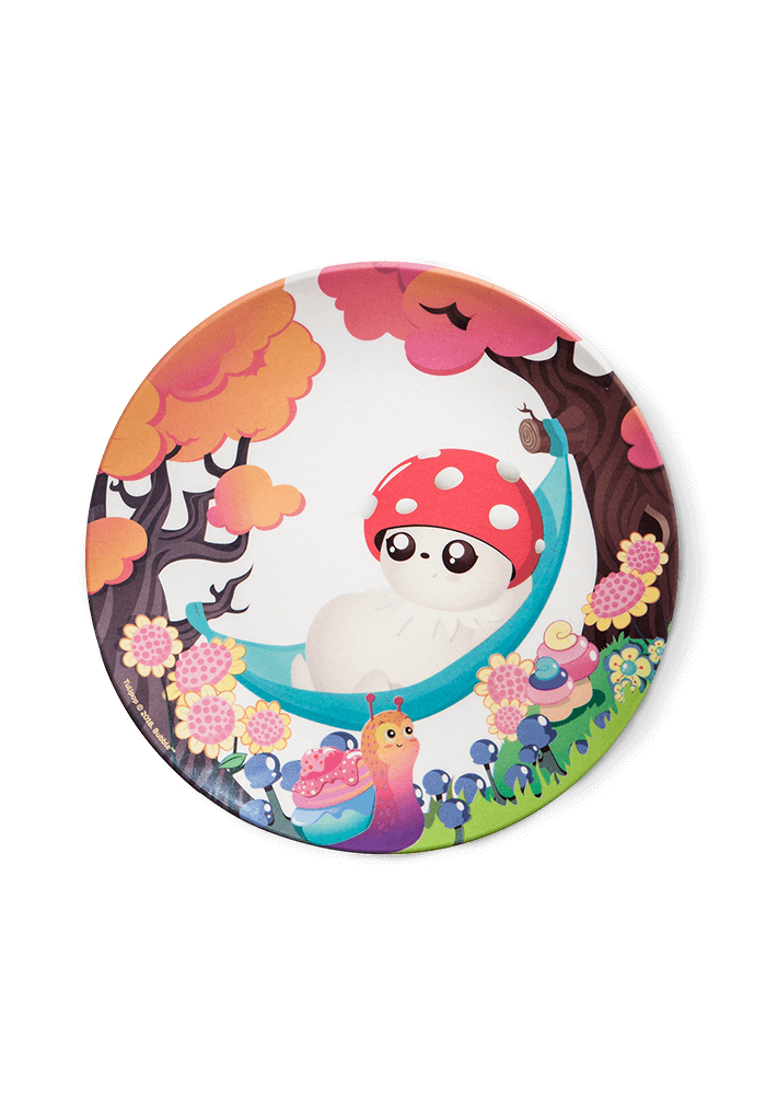 Bubble Bamboo Plate – Tulipop Official Store